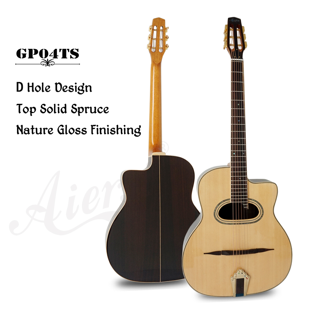 Grande Bouche Gypsy Jazz Guitar – Aiersi Guitar Bass Ukulele