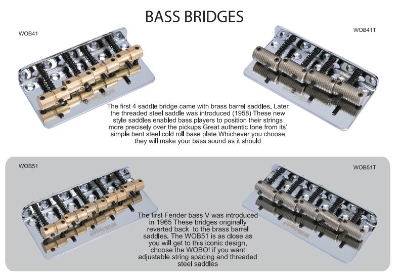 Wilkinson Brand Pickups and Bridge for Guitar and Bass – Aiersi Guitar ...