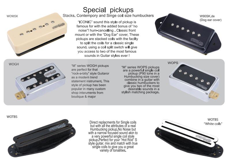 Wilkinson Brand Pickups and Bridge for Guitar and Bass – Aiersi Guitar ...