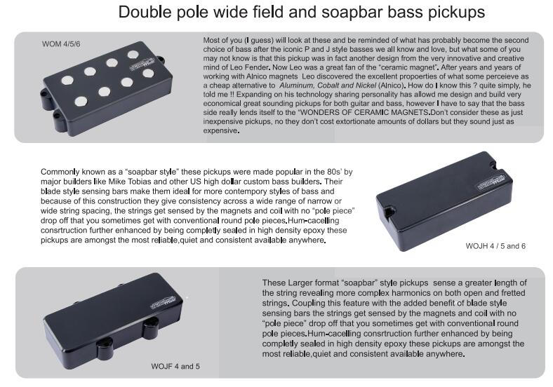 Wilkinson Brand Pickups and Bridge for Guitar and Bass – Aiersi Guitar ...