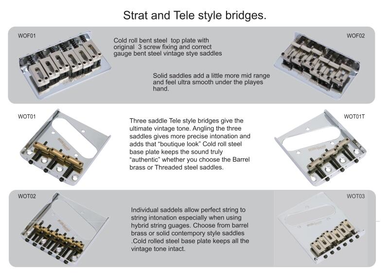Wilkinson Brand Pickups and Bridge for Guitar and Bass – Aiersi Guitar ...