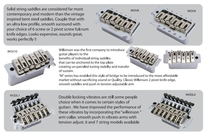 Wilkinson Brand Pickups and Bridge for Guitar and Bass – Aiersi Guitar ...