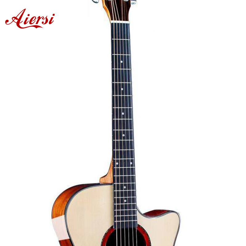 Glossy 41 Inch GA Solid Spruce Top Acoustic Guitar – AIERSI