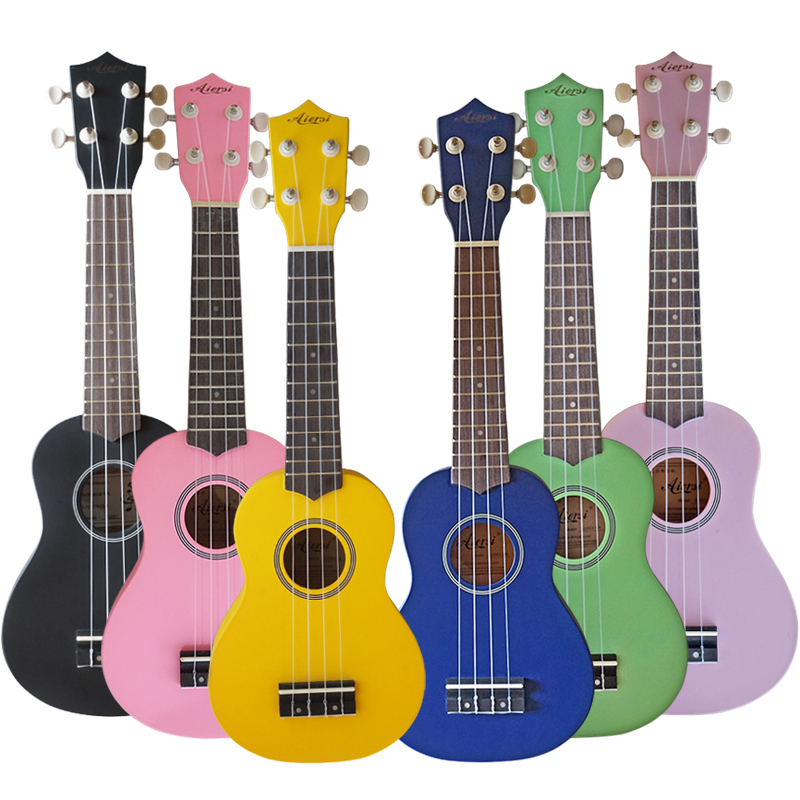 Coloured Basswood Ukulele - Aiersi Guitar
