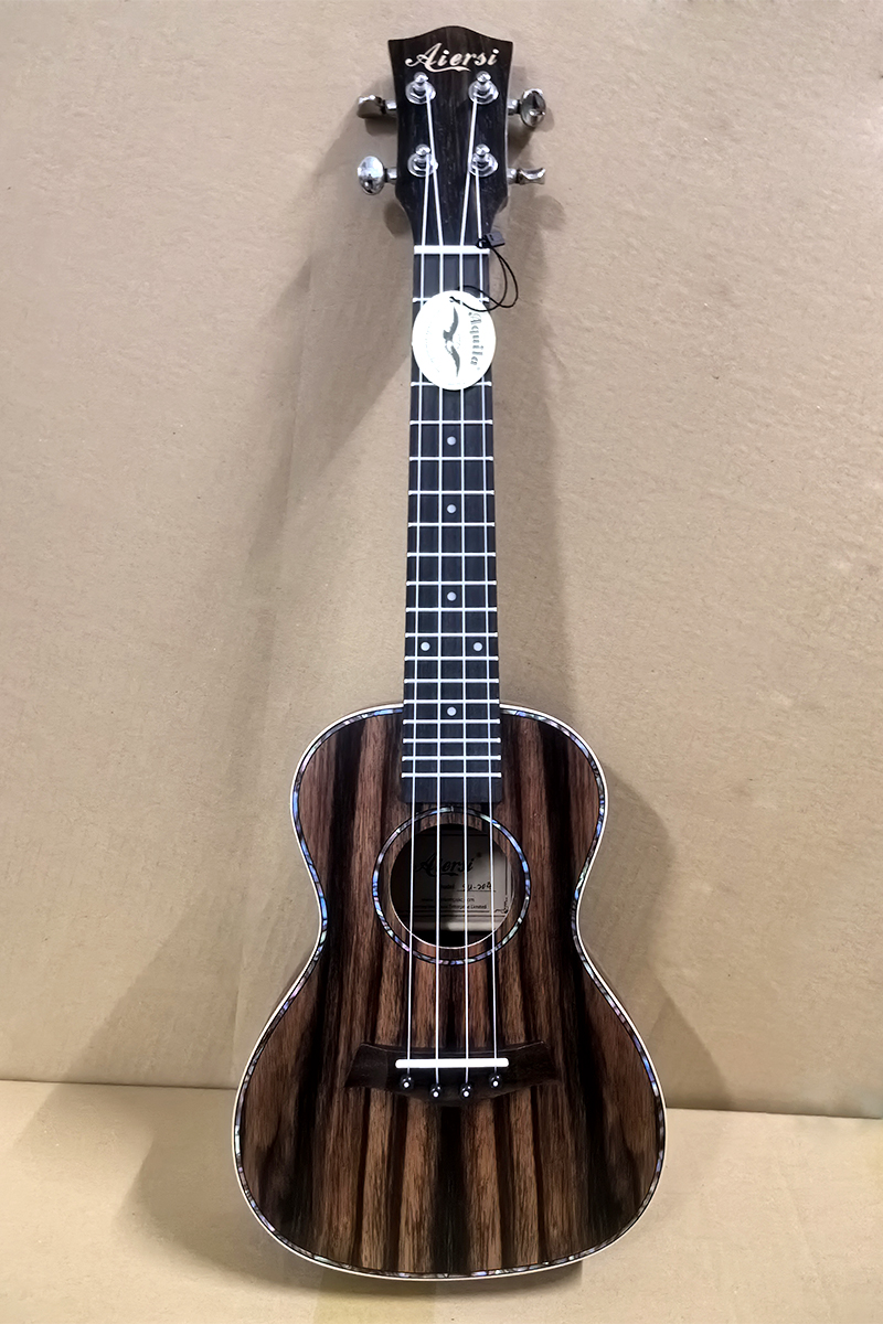 Cutaway Quilted Ash Body Ukulele – Aiersi Guitar