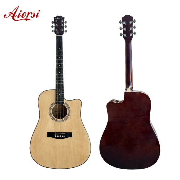 Glossy basswood 41 Inch Dreadnought Acoustic Guitar - Aiersi Guitar