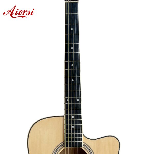 Glossy basswood 41 Inch Dreadnought Acoustic Guitar – Aiersi Guitar