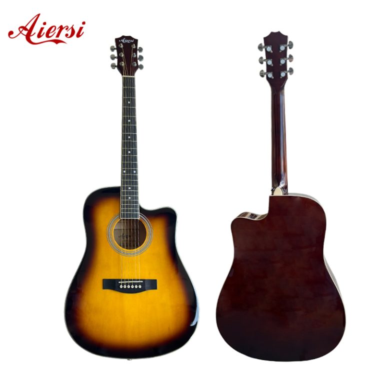 Glossy basswood 41 Inch Dreadnought Acoustic Guitar - Aiersi Guitar