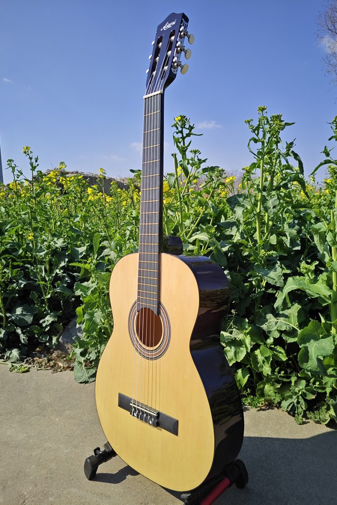 39 Inch Natural Linden wood Practice Classical Guitar - Aiersi Guitar