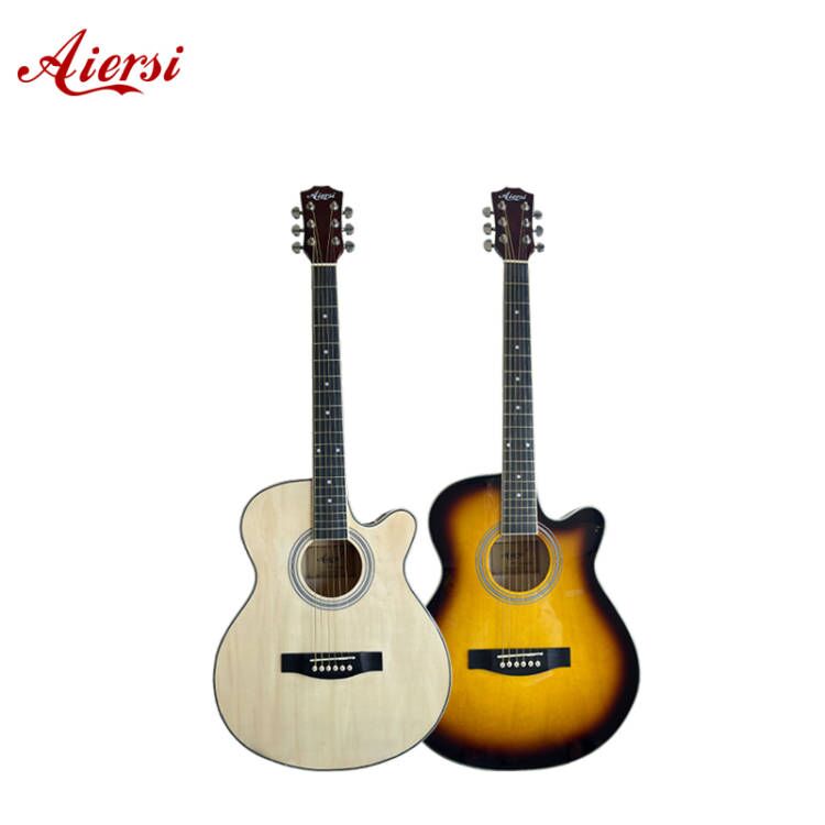 Glossy basswood 40 Inch Acoustic Guitar – AIERSI GUITAR