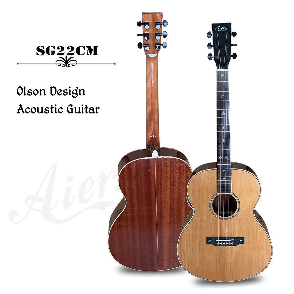 Aiersi Brand Olson Sj Style Solid Top Acoustic Guitar Model Sg22sm