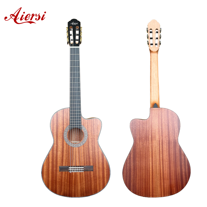 Cutaway Mahogany Classical Guitar – AIERSI GUITAR