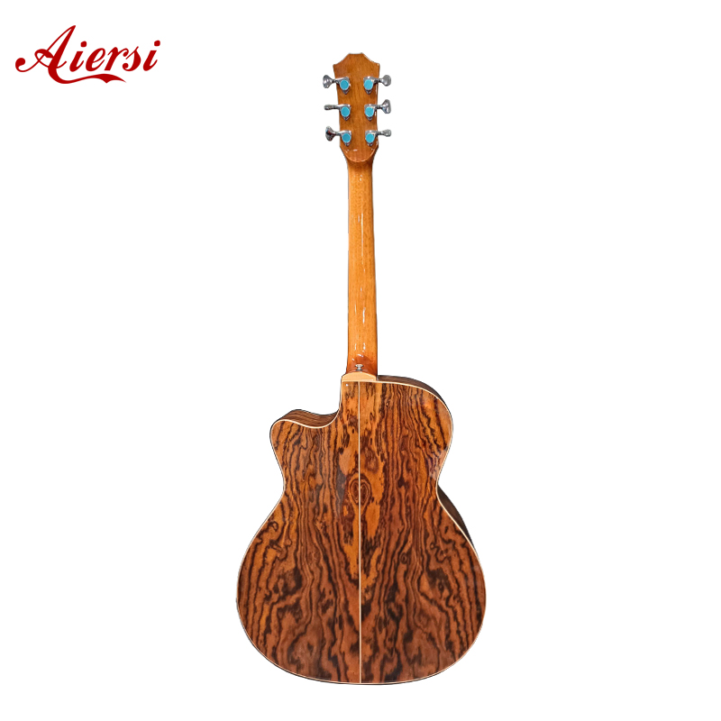 Glossy Armrest Exotic Bocote Acoustic Guitar – AIERSI