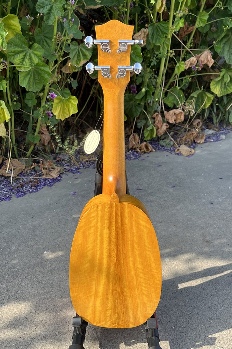 Curly Mango Wood Pineapple Soprano Ukulele - Aiersi Guitar