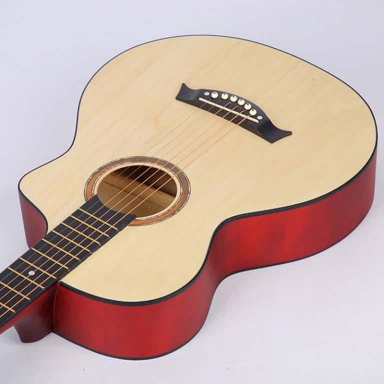 All plywood 38 inch basswood cutaway Acoustic guitar – Aiersi Guitar ...