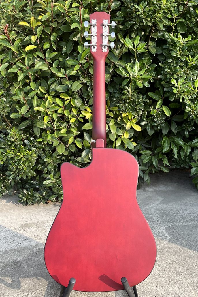 38 Inch Natural Cutaway Practice Acoustic Guitar - Aiersi Guitar